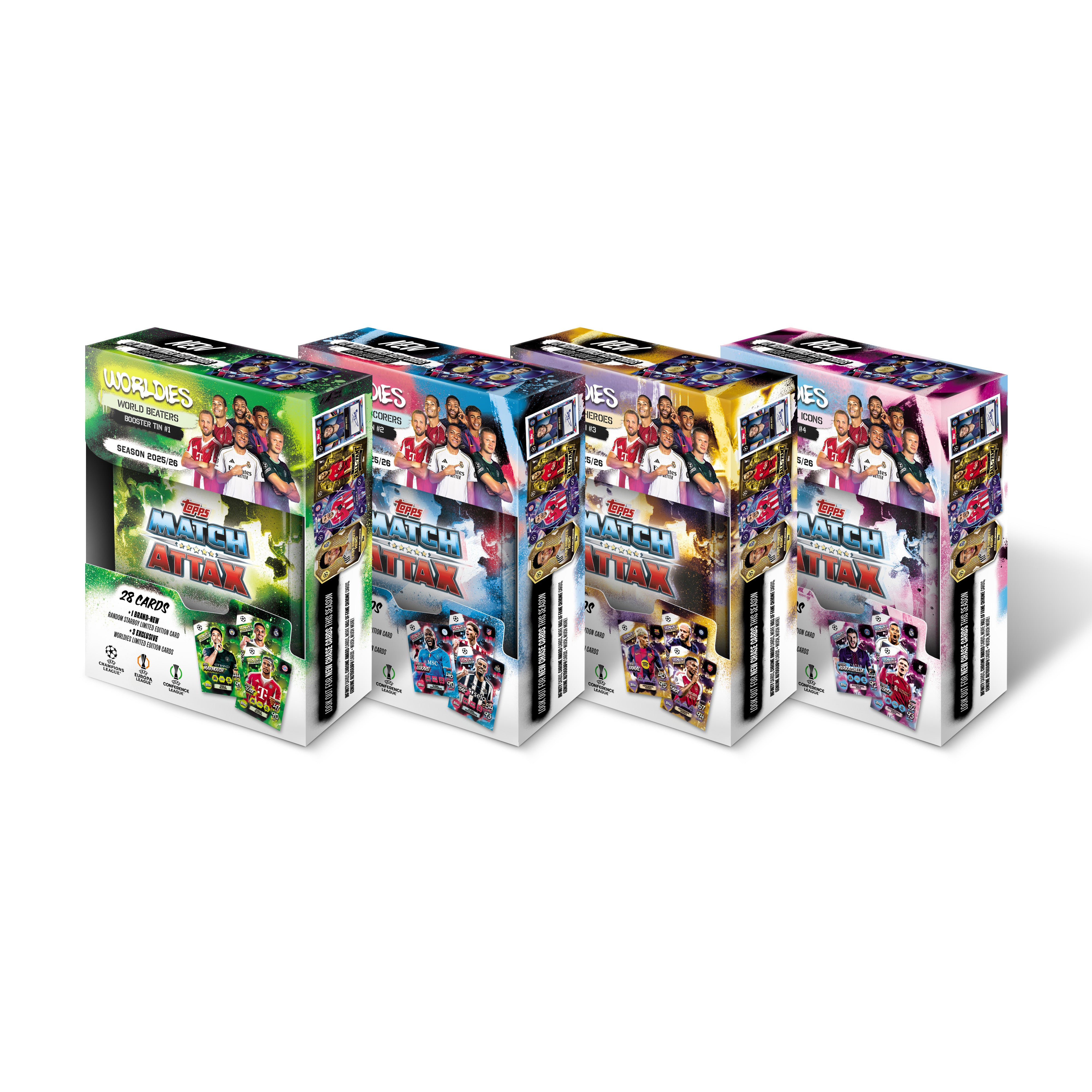 Buy 2025-26 Topps Match Attax UEFA Champions League Cards Mega Tin ...