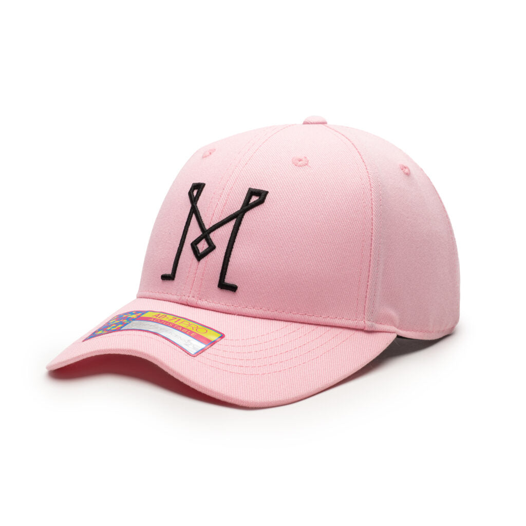 Buy Inter Miami Pink Standard Adjustable Hat online at SoccerCards.ca!