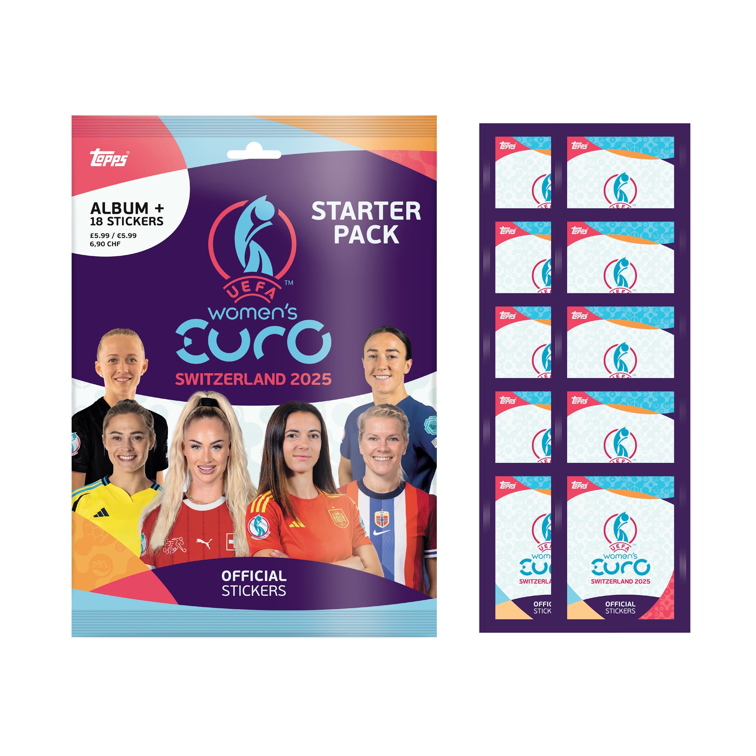 Buy 2025 Topps Women’s Euro Stickers Box online at SoccerCards.ca!