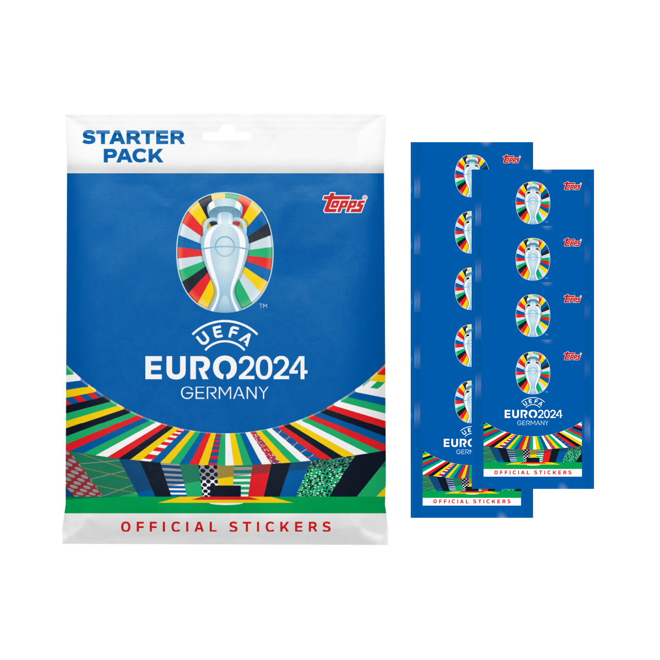 Buy 2024 Topps UEFA Euro Stickers Mega Starter Pack online at ...