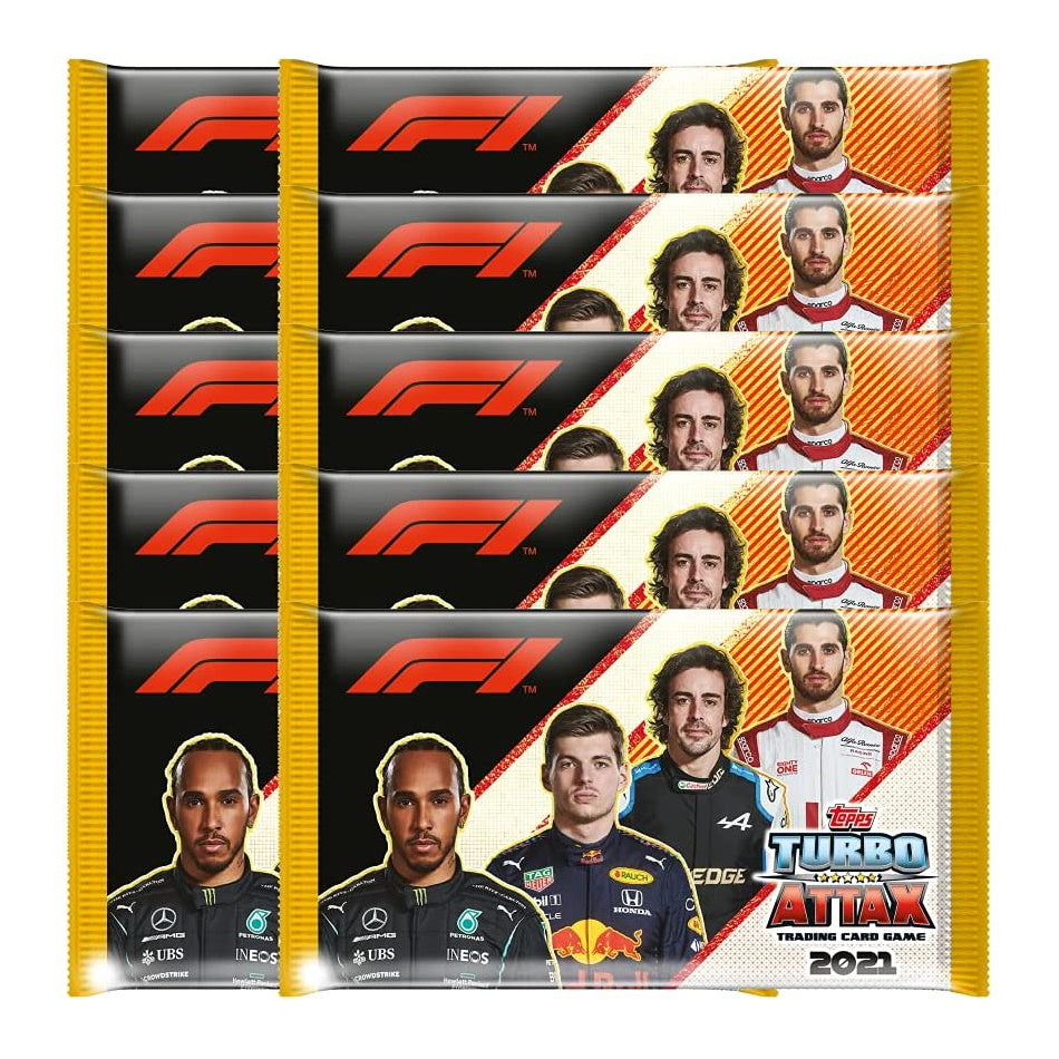 2021 Topps Turbo Attax Formula 1 Cards 10-Pack Set – SoccerCards.ca